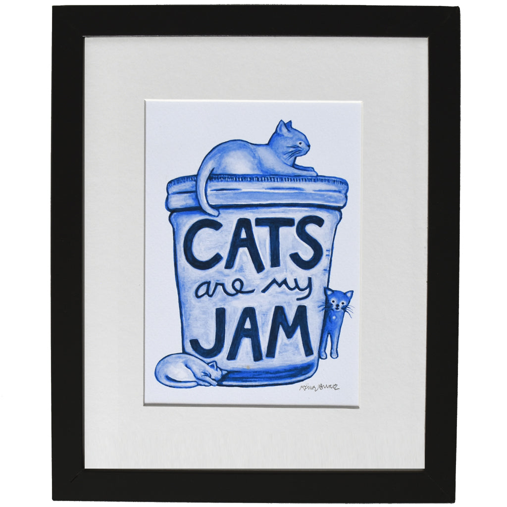 Cats are my Jam Art Print – Xenotees