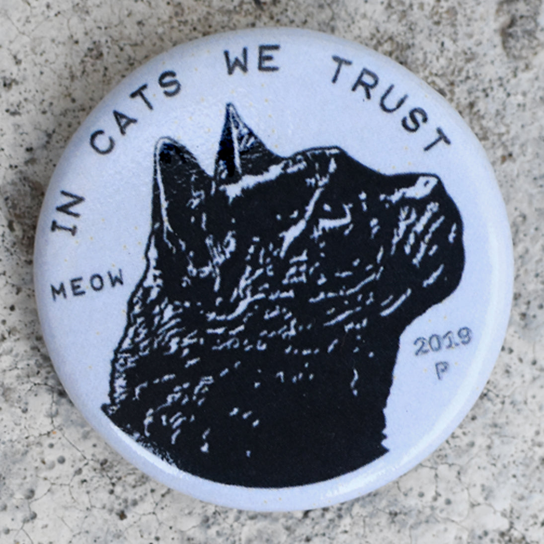 Cat Coin Button, Cat Button Pin, Cat Lover Gift, Cat Mom Gift – Xenotees